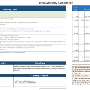 Team Maturity Assessment Template » Agile Digest
